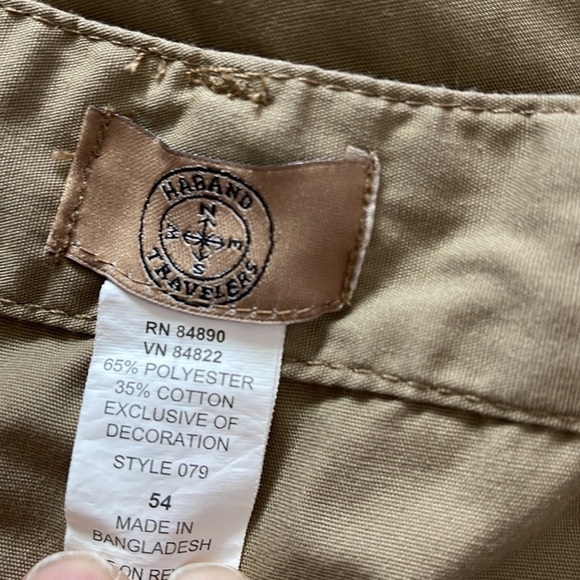 Haband | Shorts | Haband Traveler Beige Polyester Cotton Snap Cargo ...